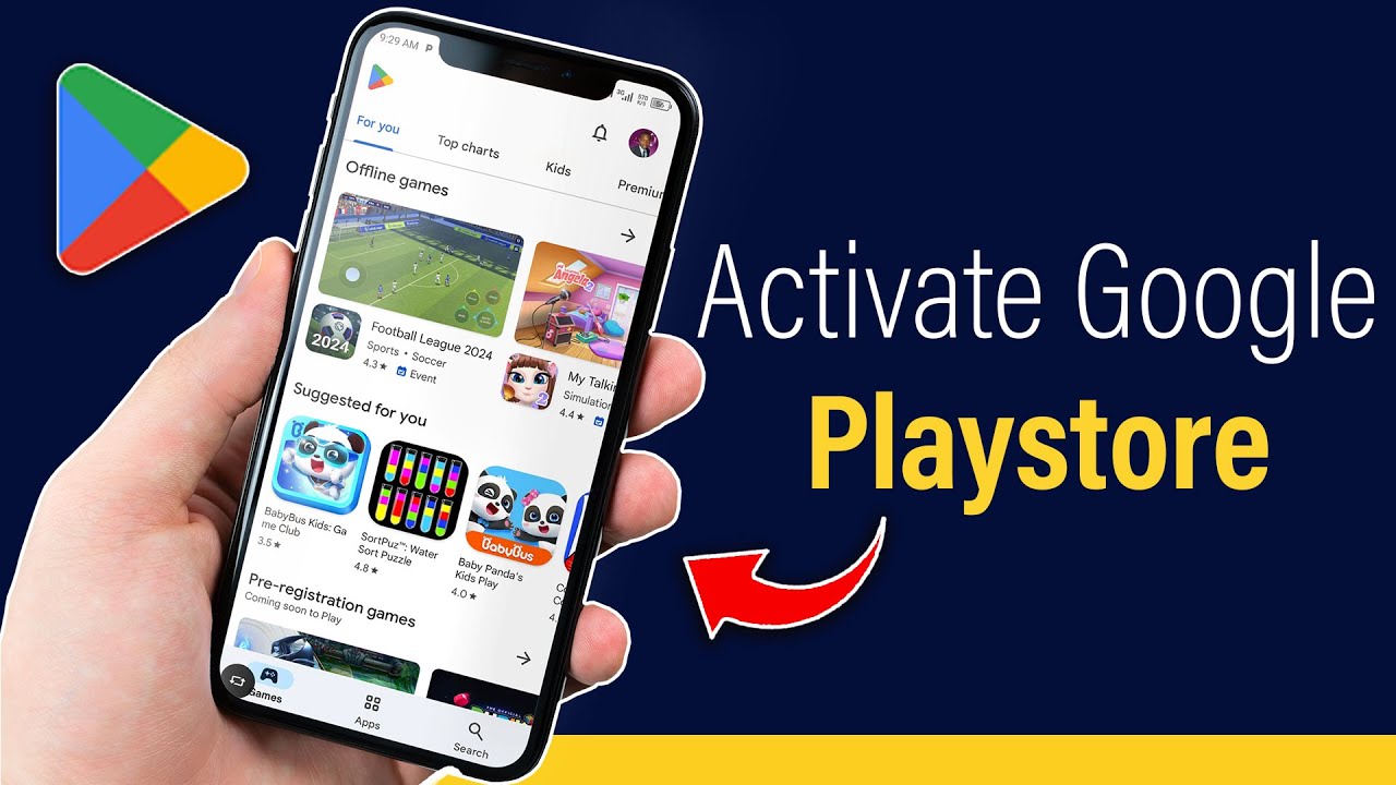 How to Activate Google Playstore on Android Phone - YouTube