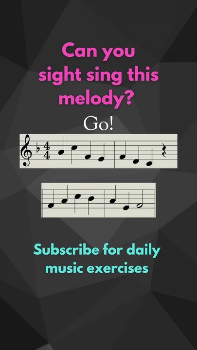 Sight Singing Test 3 - YouTube