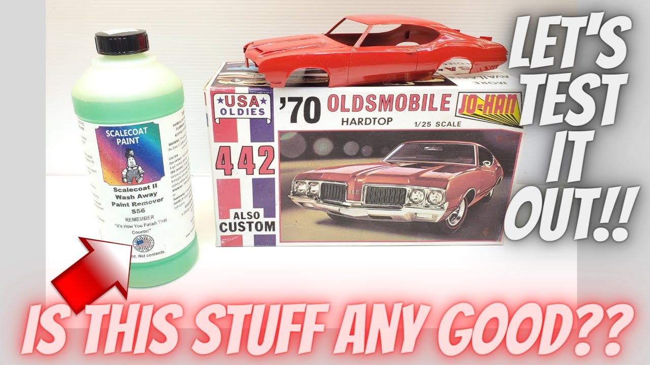 Model Car Paint Remover Test! Let's see if it can do the job! - YouTube