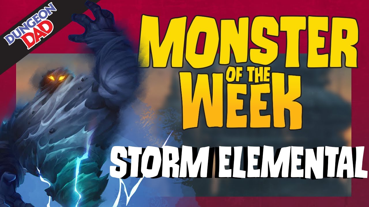 Living Weather - STORM ELEMENTAL - Dungeons & Dragons [D&D] - Monster ...