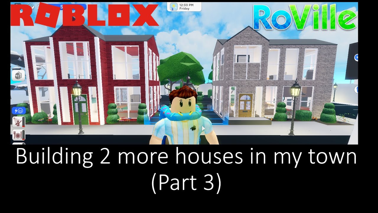 Building 2 more houses in my town - Roblox - RoVille (Part 3) - YouTube