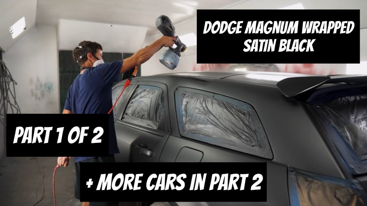 Road Trip To Phoenix | Dodge Magnum Liquid Wrap - Satin Black With ...