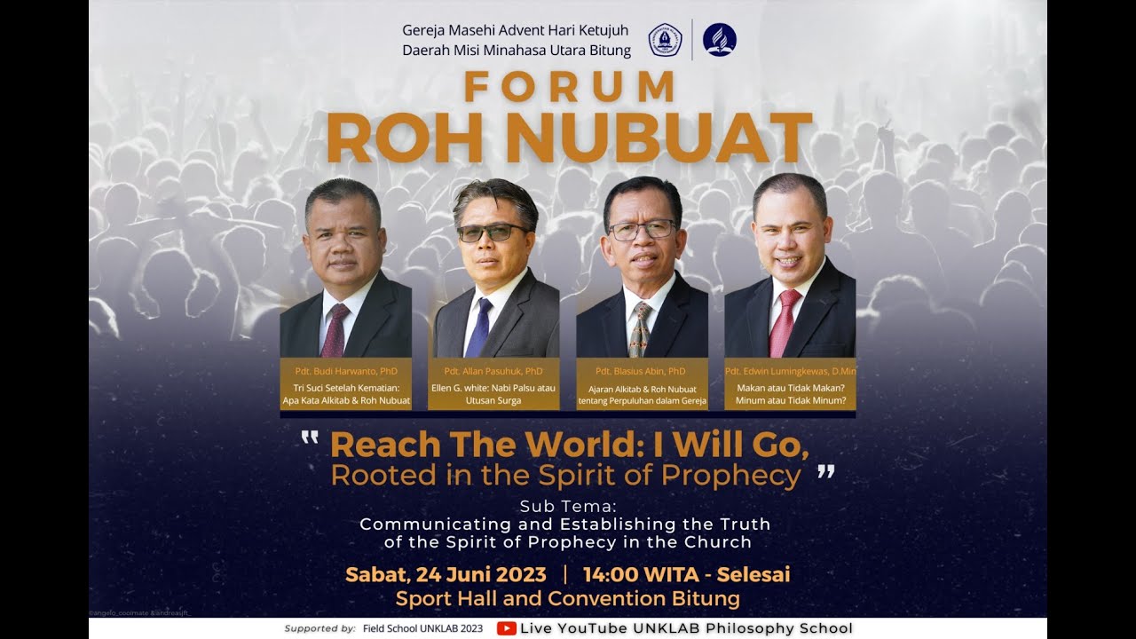 KKR - Forum Roh Nubuat "Reach The World: I Will Go " Rooted in the ...