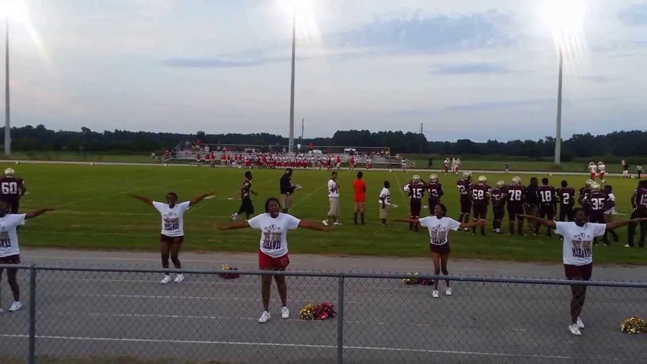 Bethune Bowman Middle High Cheerleaders' Performance 2013 - YouTube