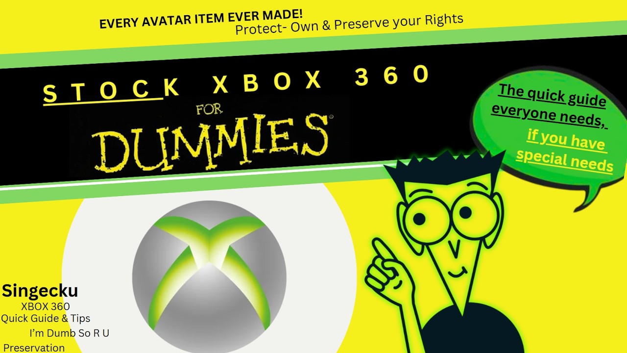 How to Download Avatar Items on STOCK Xbox 360! | Quick Guide - YouTube