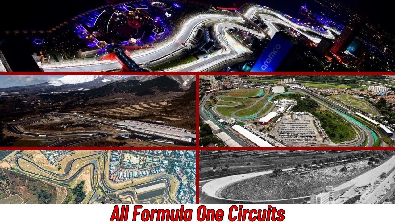 ALL FORMULA 1 CIRCUITS IN HISTORY! 1950 - 2023 - YouTube