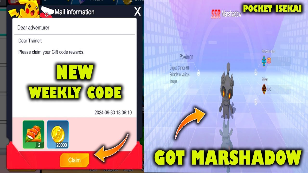 GOT MARSHADOW FROM SUMMON || NEW WEEKLY GIFT CODE 27 SEPT 2024 IN ...