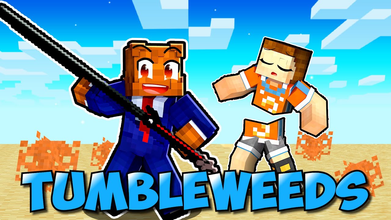 I Challenged My Friends To Ultimate Minecraft Tumbleweeds! - YouTube