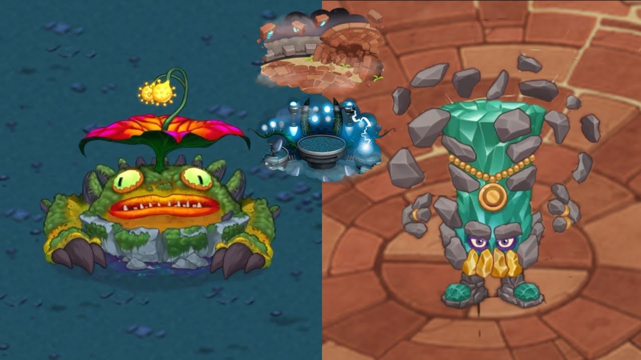 Rare Maulch and Adult Syncopite ~ My Singing Monsters - YouTube