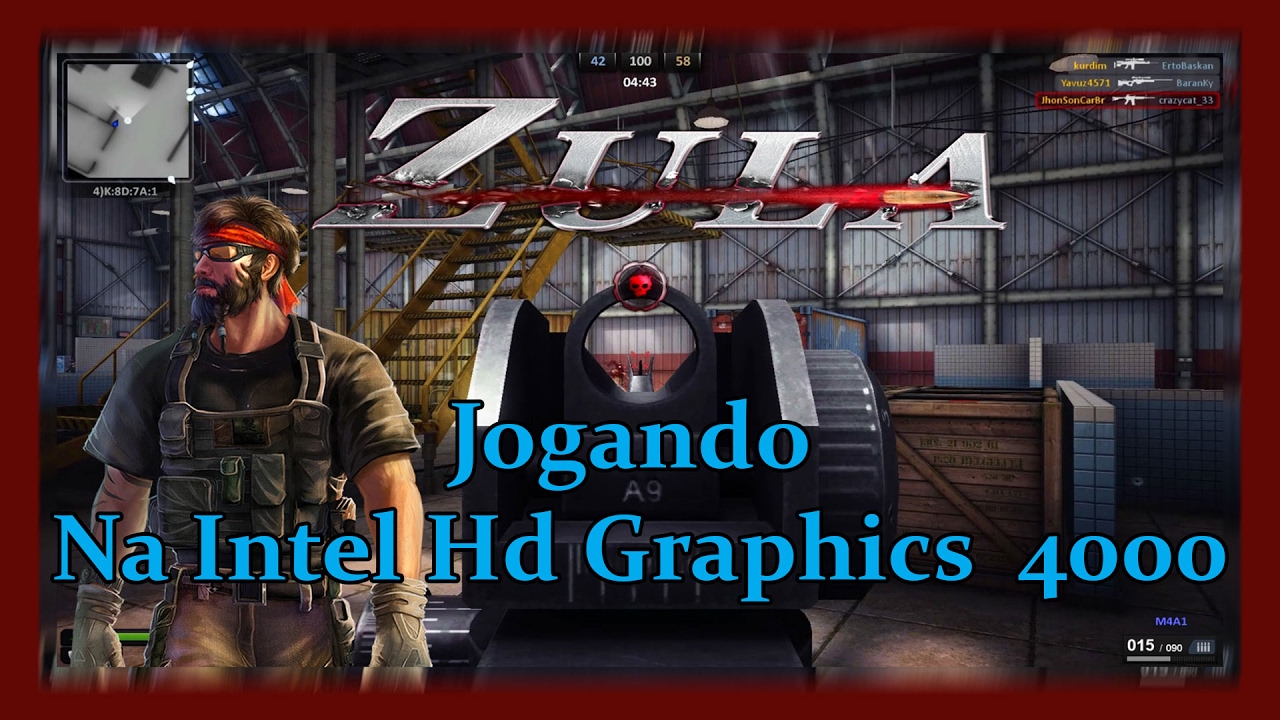 Jogando Zula Jogo de FPS na Intel HD Graphics 4000 Jogo Rodo de Boa ...