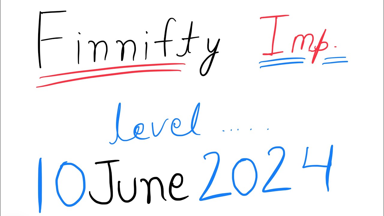 FINNIFTY PREDICTION For Tomorrow || Monday 10 June 2024 || legacy of ...