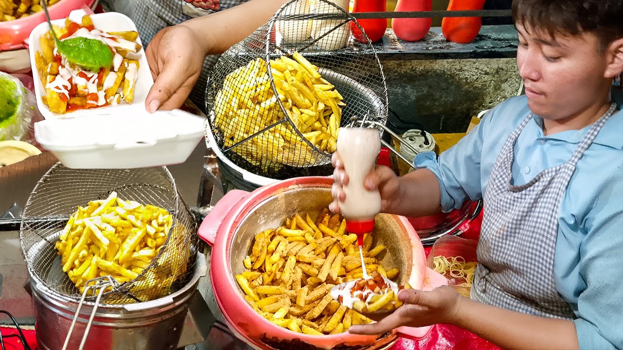 18 Years Old Kid Selling Crispy French Fries l Famous Street Food ...