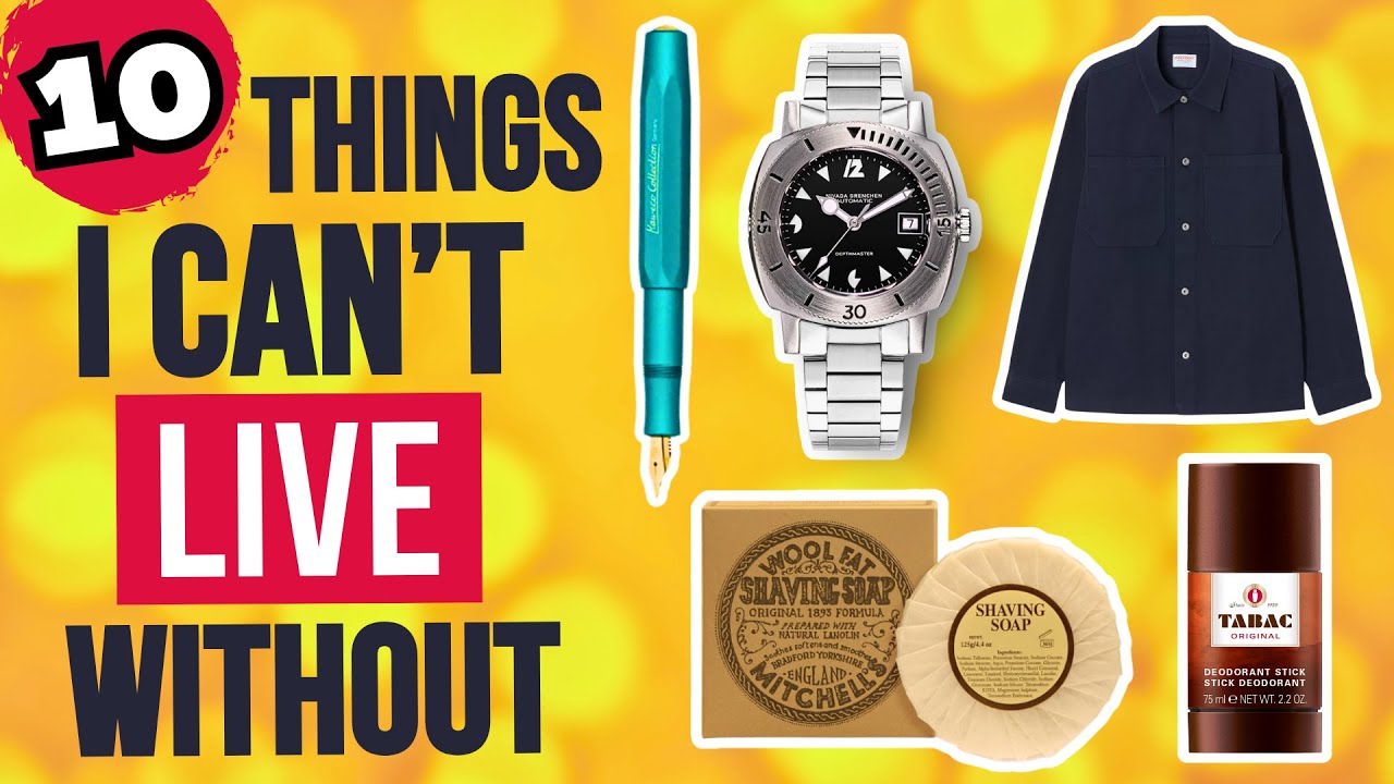 10 ITEMS I CAN'T LIVE WITHOUT | ESSENTIAL ITEMS FOR DAILY LIFE - YouTube