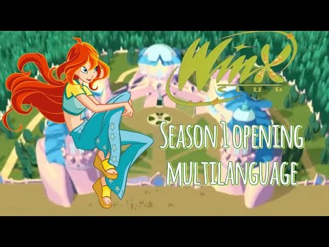 Winx club season 1 opening multilanguage (repluoad) (credits)
