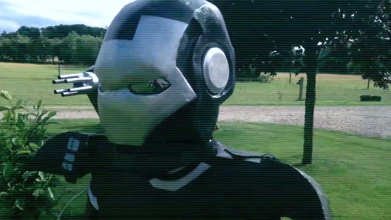 Homemade War Machine suit done! - YouTube