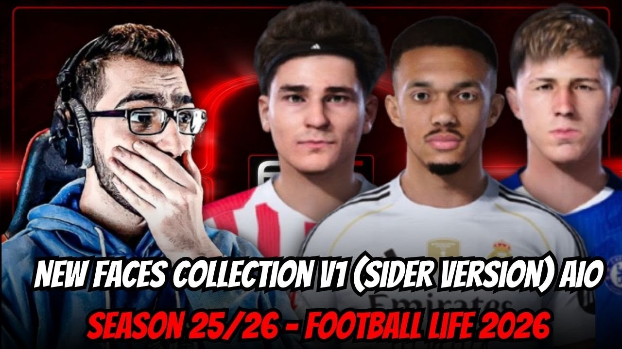 🔥 Real Faces Pack V1 – AIO Season 26 ⚡AIO Season 25/26 - Football Life ...