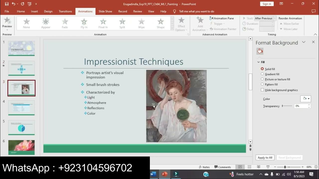 Exp19_PowerPoint_Ch04_ML1_Painting|Exp19 PowerPoint Ch04 ML1 Painting - YouTube