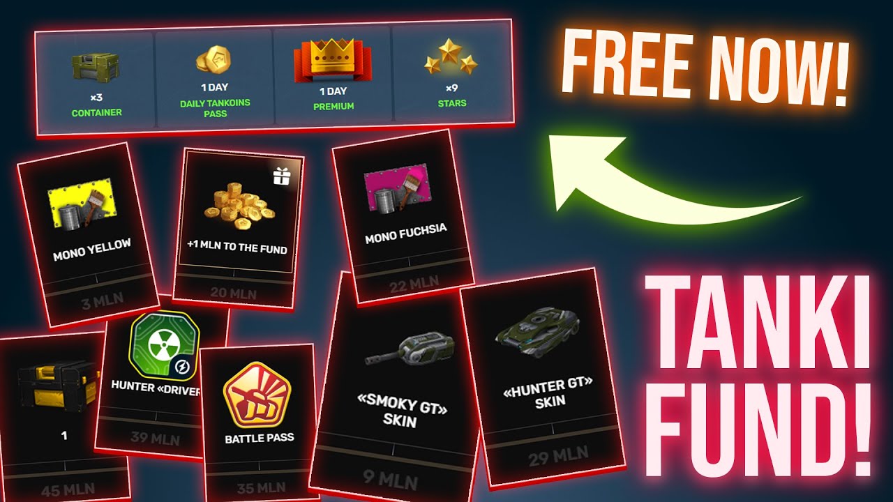 NEW TANKI FUND + FREE Compensation!! TAKE IT NOW ! - Tanki Online NEW ...