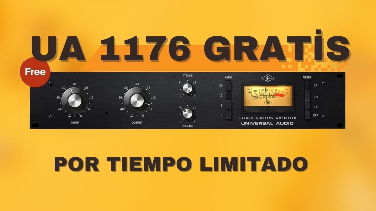 UA 1176 Compressor Plug-In Free | PRUEBA CON GUITARRA - YouTube
