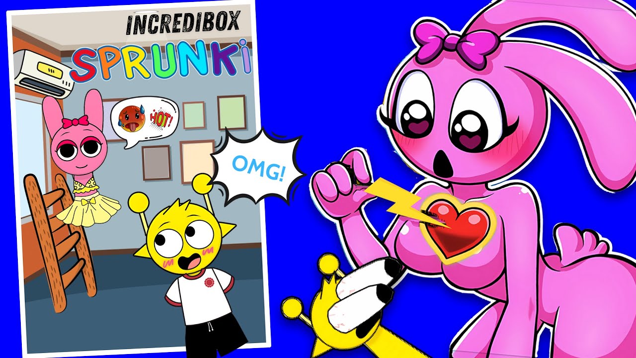 Making INCREDIBOX SPRUNKI Game Book 📚 Pinki & Yellow Love Story | Cute Big Book - YouTube