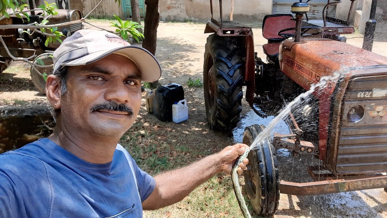 tractor service at home // durga r m digital - YouTube