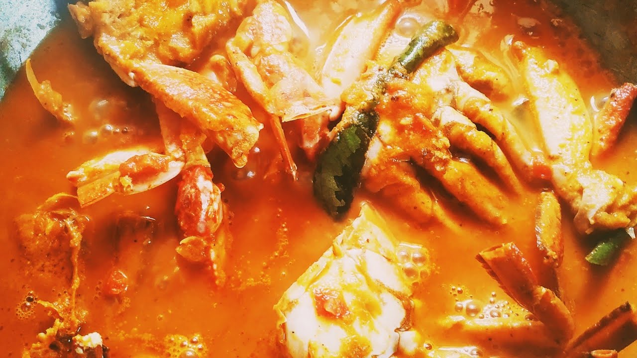 Nandu kuzhambu| Crab gravy 🦀| kaara Nandu varuval| seafood love ️ - YouTube