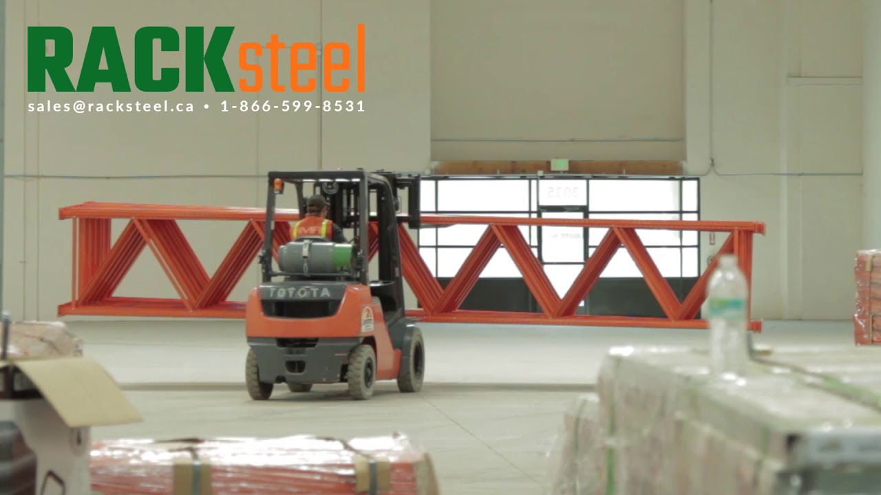 RACKsteel Pallet Rack Installation - YouTube