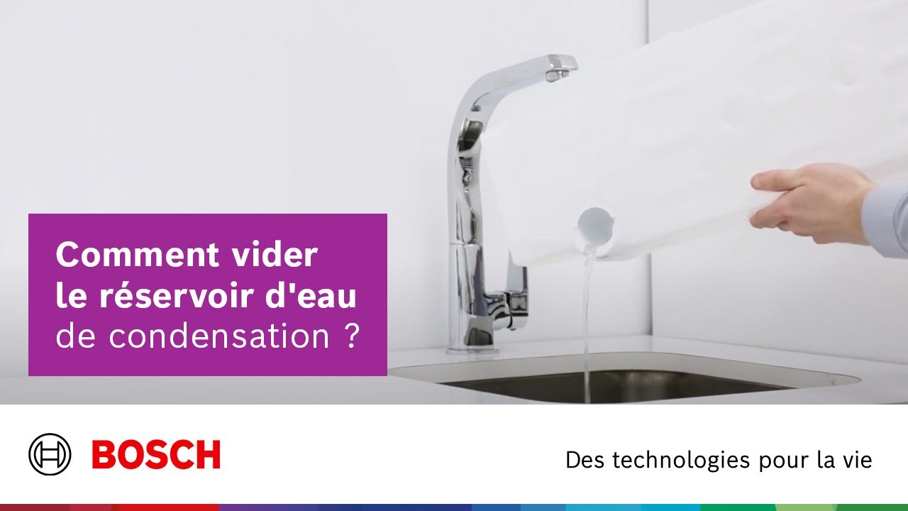 Comment Vider Le Réservoir Deau De Condensation Youtube