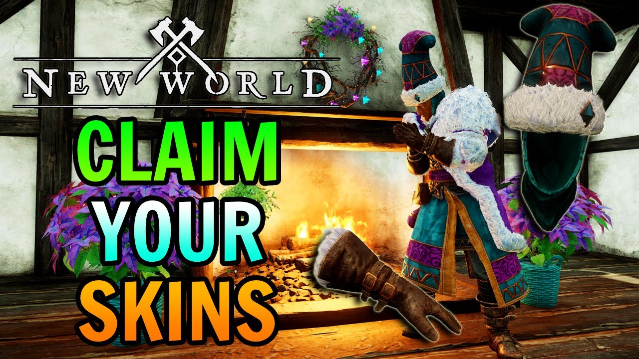 New World Free Skins For Everyone! Limited Time Winter Giveaway! - YouTube