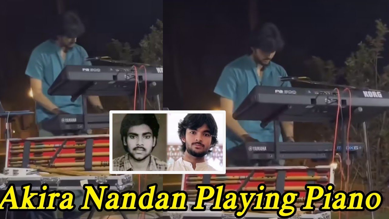 akira nandan playing piano Full Video | Nanna Nuv Naa Pranam Song Akira ...