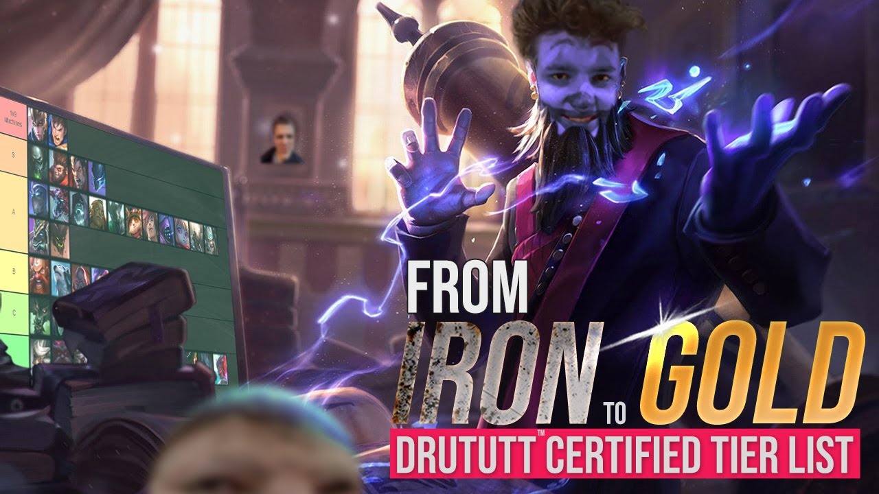 (IRON-GOLD4) Tier list for climbing the ladder in League of Legends ...