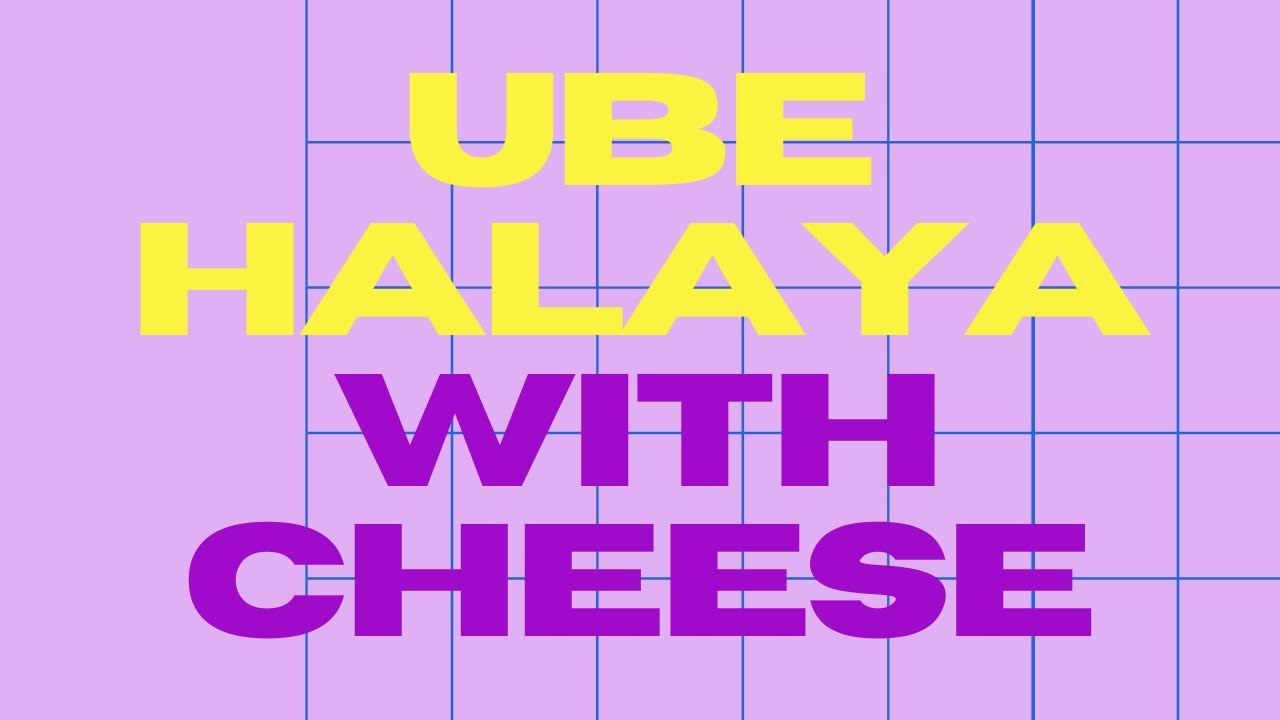 UBE HALAYA WITH CHEESE/QUICK AND SHORT TASTE TEST - YouTube