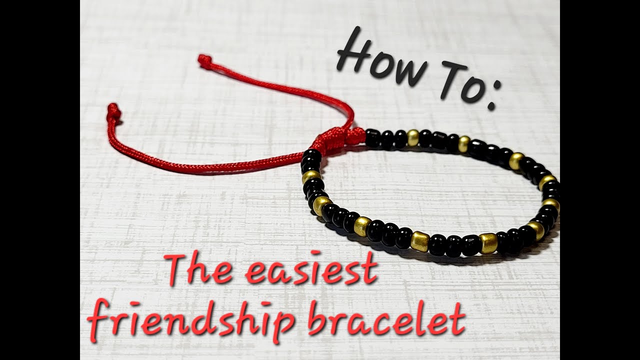 How to Make the Easiest Friendship Bracelet EVER! | Easy - Step by Step ...