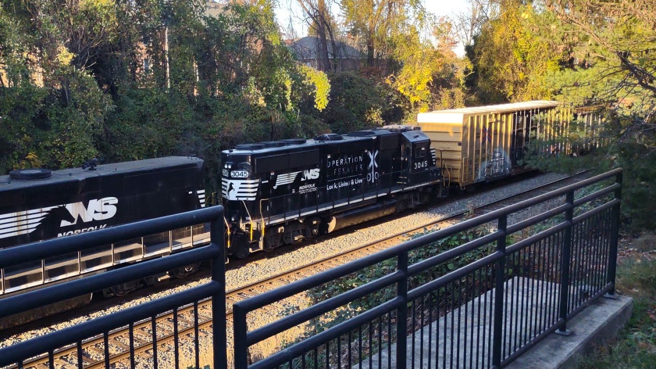 NS 13R with NS 3045 Operation Lifesaver trailing in Charlottesville ...