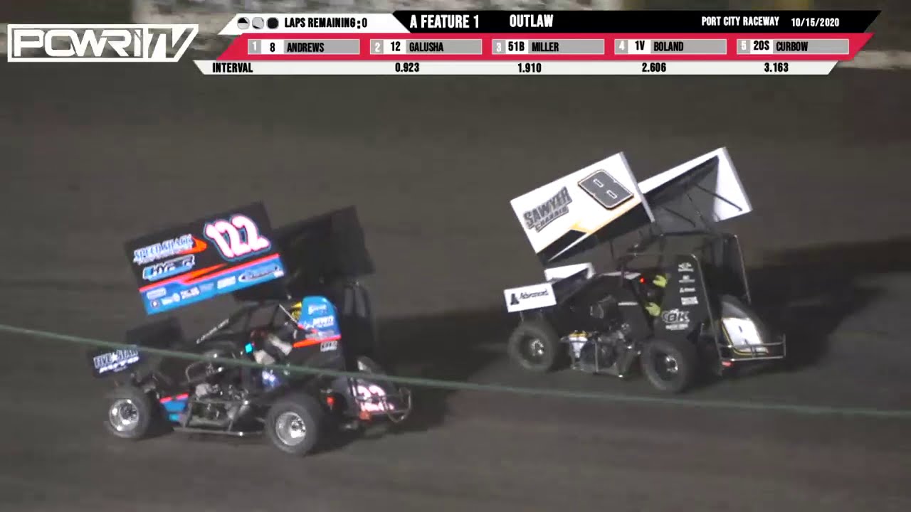 10.15.20 POWRi Engler Machine and Tool Outlaw Micro Sprint League ...