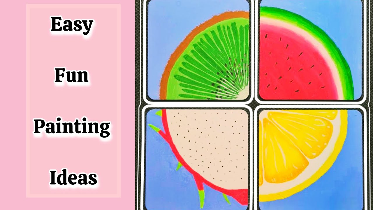 Easy Fun Painting Ideas. #painting - YouTube