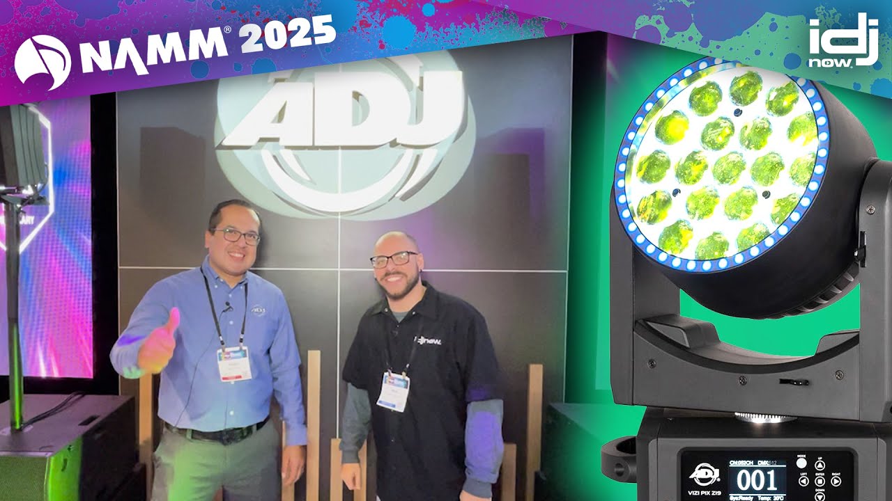 FIRST LOOK - ADJ Booth Walkthrough | NAMM 2025 I DJ NOW - YouTube