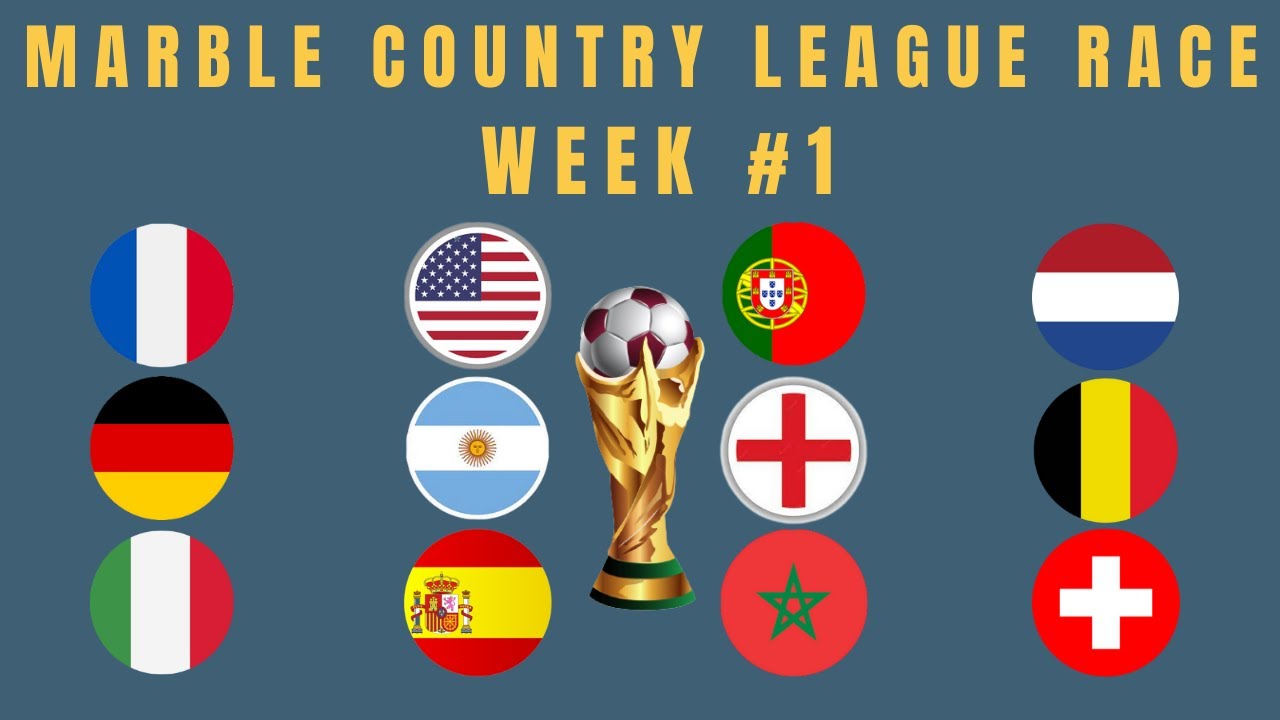 MARBLE COUNTRY LEAGUE RACE | BEAT THE KEEPER MARBLE RACE #1 - YouTube