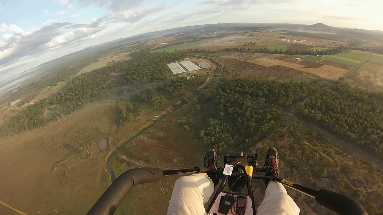 atkinson dam paramotoring wheel launch - YouTube