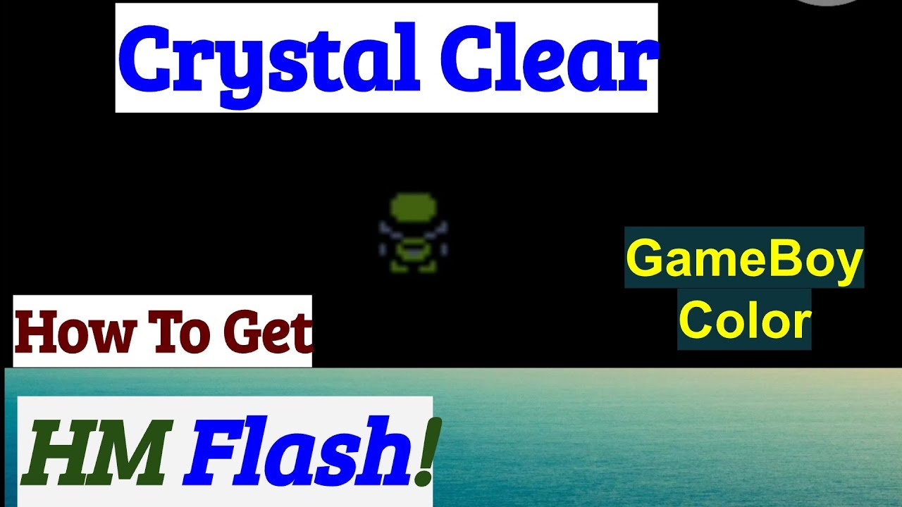How To Get HM Flash In Pokemon Crystal Clear - YouTube