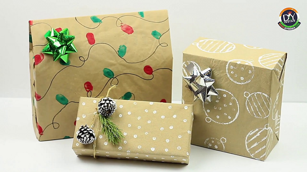 How to make your own Wrapping paper - YouTube
