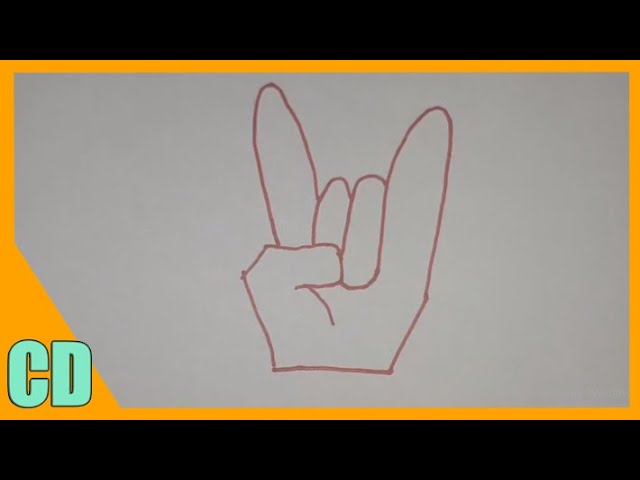 How To Draw A Rock Hand