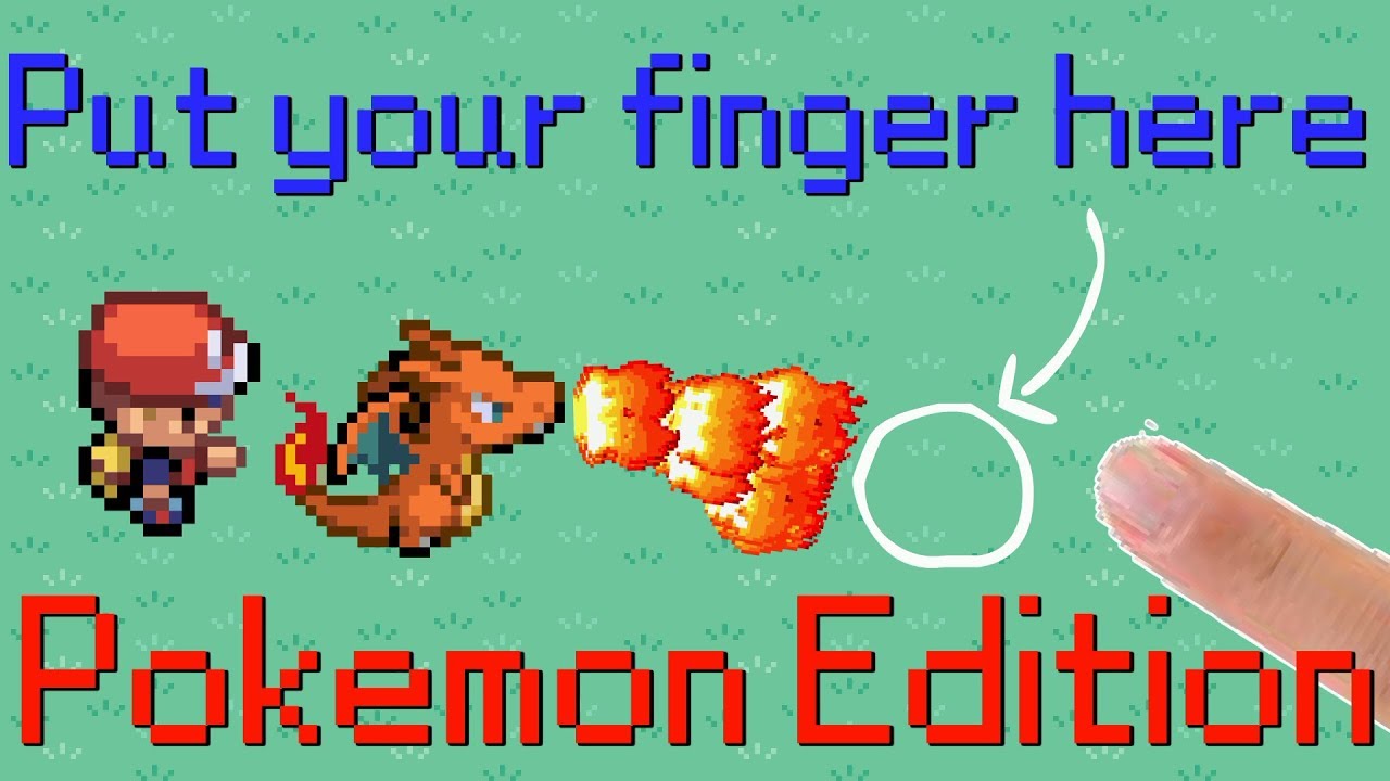 Put your finger here Pokemon Edition - YouTube