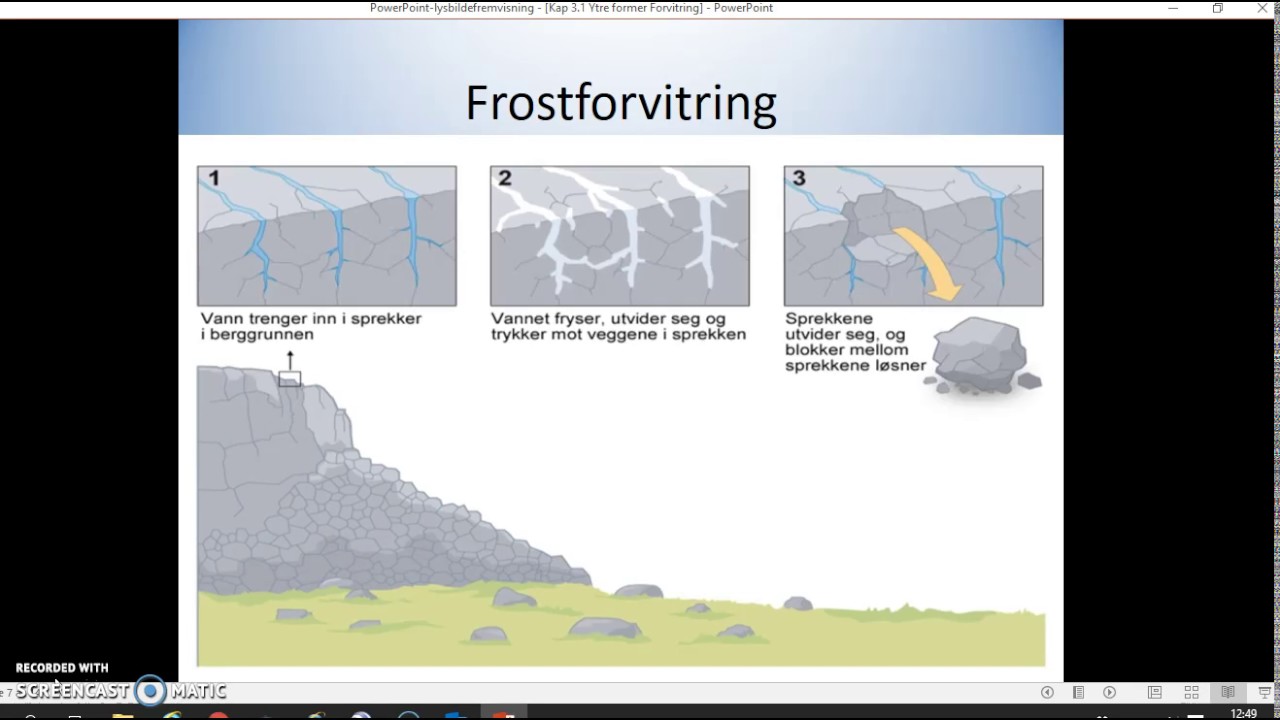 Lars Fløtra GEO Kap 3.1 Ytre former Forvitring SCO - YouTube