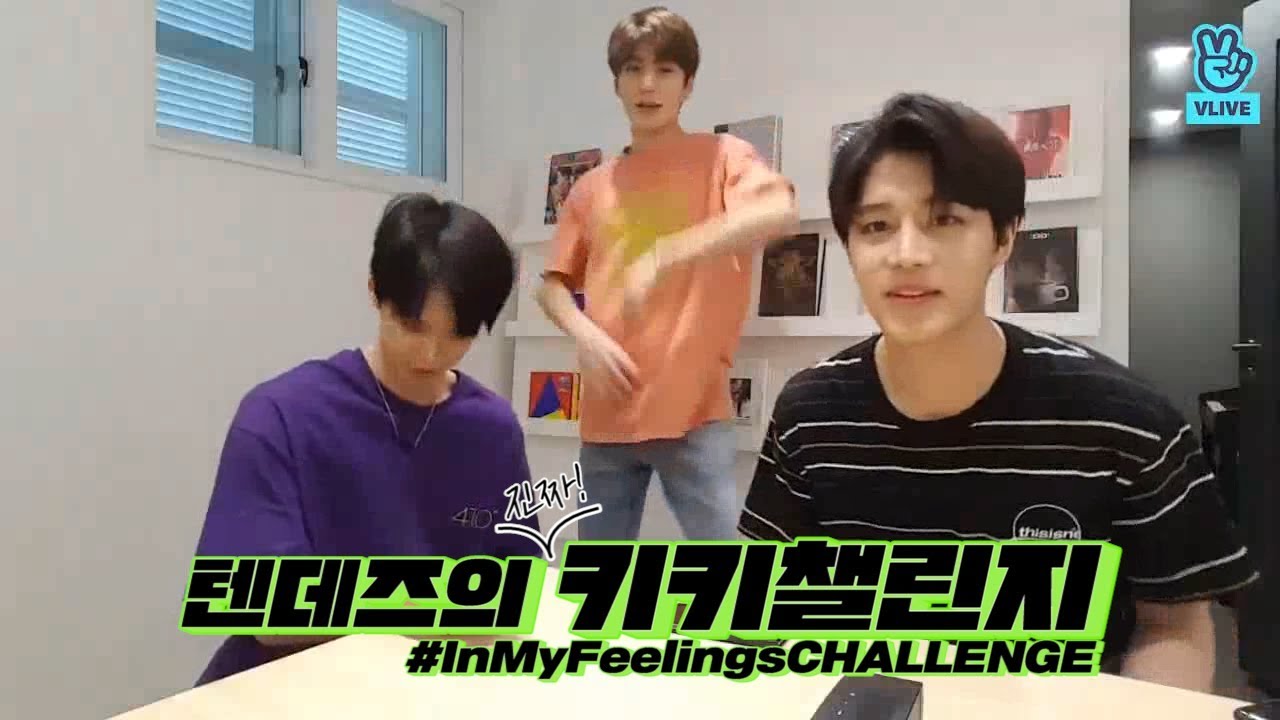 [V LIVE] NCT - 힙합텐데즈의 키키~ 두유럽미~💚 (NCT’s #InMyFeelingsCHALLENGE) - YouTube