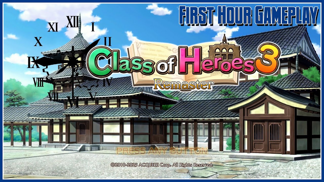 Class of Heroes 3 Remaster | First Hour Gameplay Showcase - YouTube