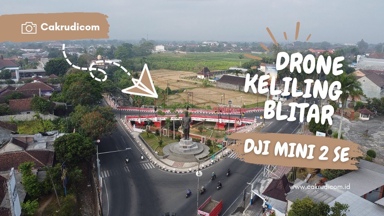 Beli Drone DJI Mini 2 SE Langsung Terbang Keliling Blitar - YouTube