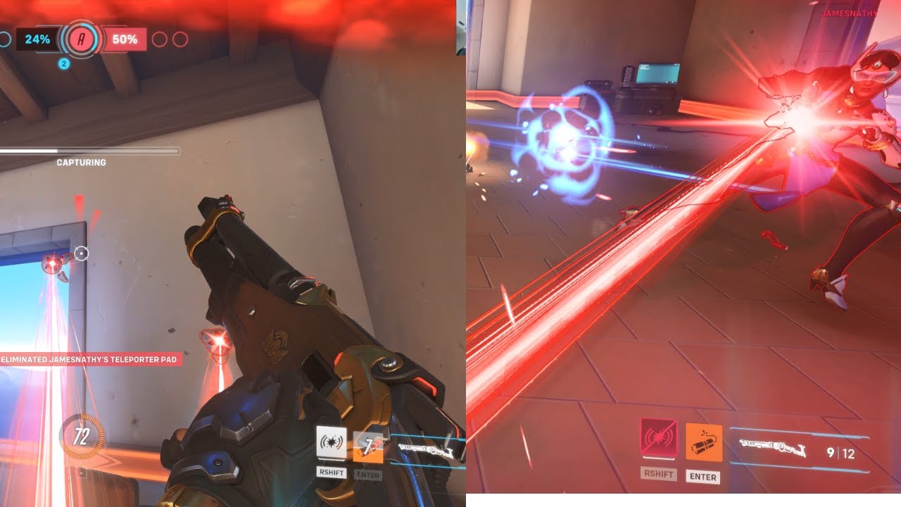 Symmetra's Sentry Turrets are so annoying...Overwatch 2 gameplay with ...