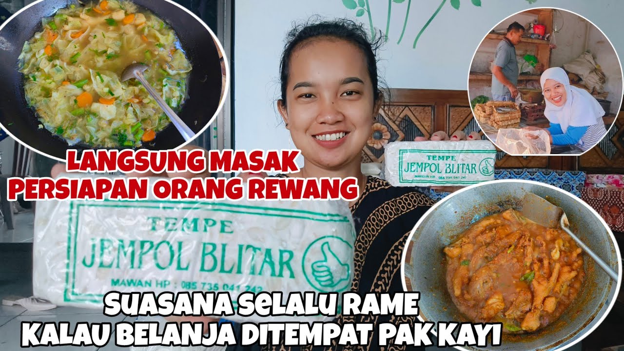 SUASANA BELANJA DITEMPAT PAK KAYI SELALU RAME GUYONAN‼️LANGSUNG MASAK ...