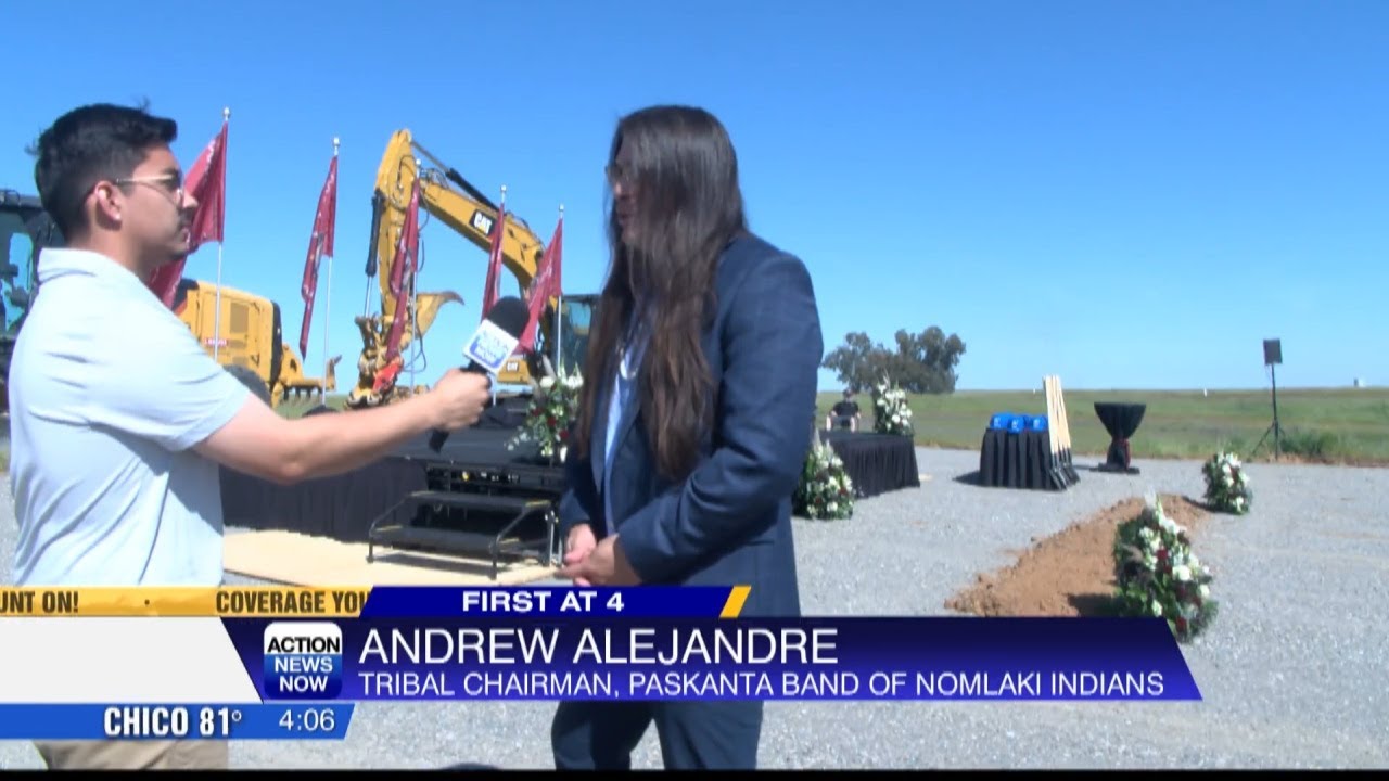 Paskenta Band of Nomlaki Indians break ground on new project - YouTube